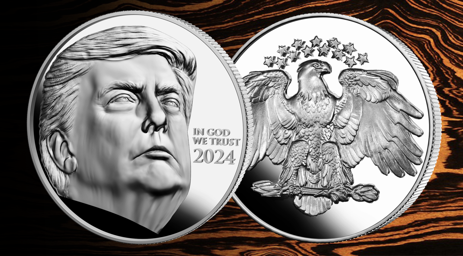 Patriot silver President Trump Coin 2021 | Silver Plated Coins